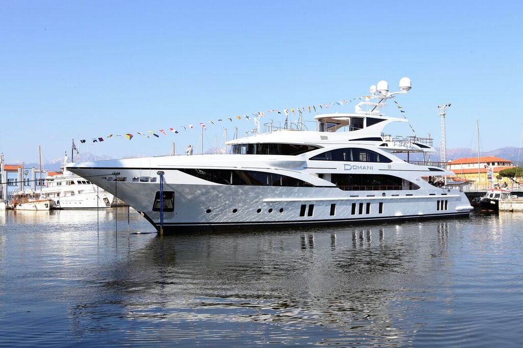 Benetti Launch the 45 M Hull FB701 and Name her Domani - The Howorths