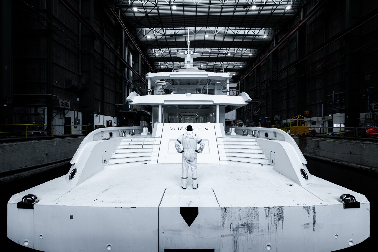 First Amels 60 Begins Outfitting Phase - The Howorths