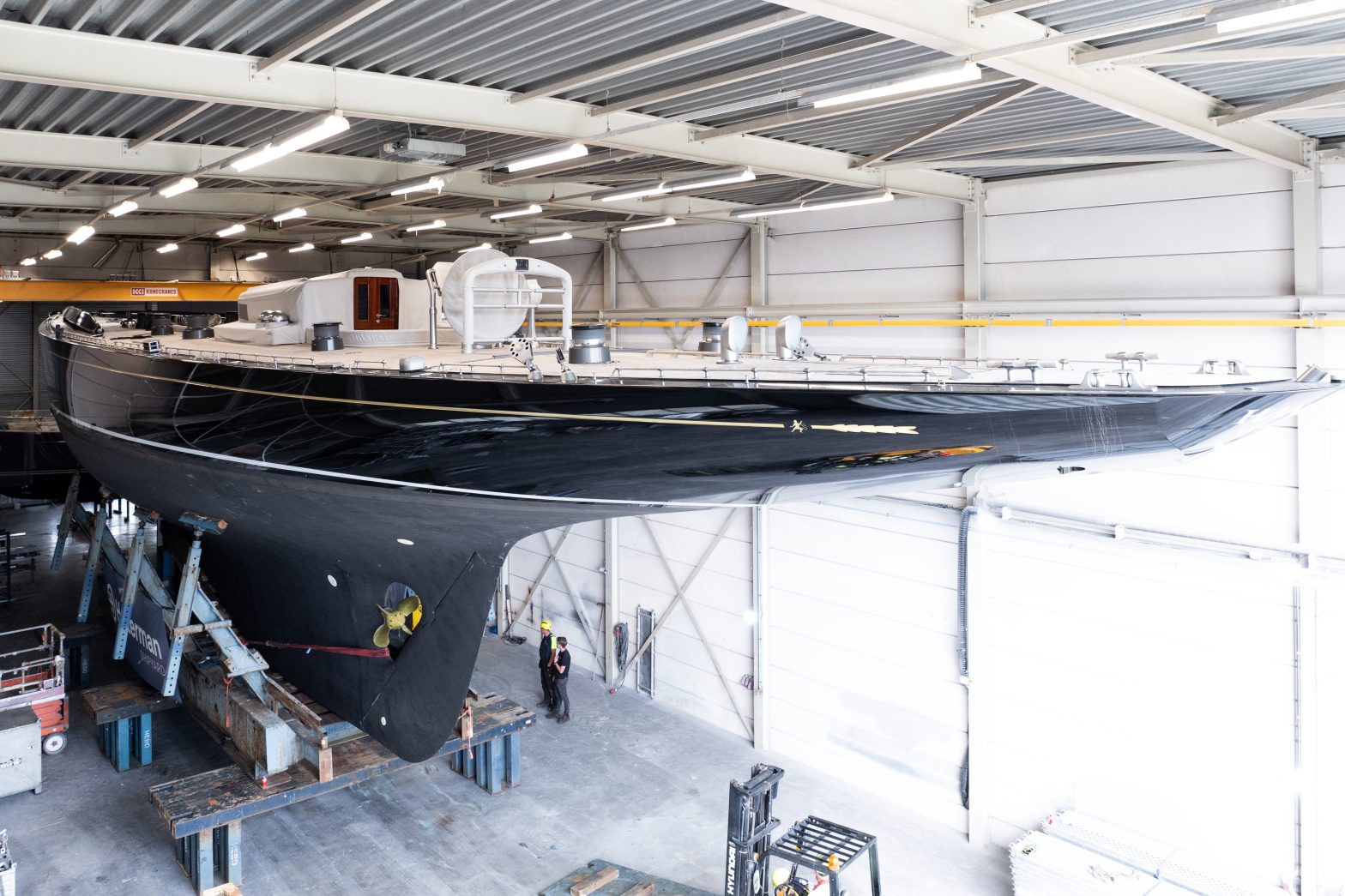 Hanuman arrives at Shipyard for refit - The Howorths