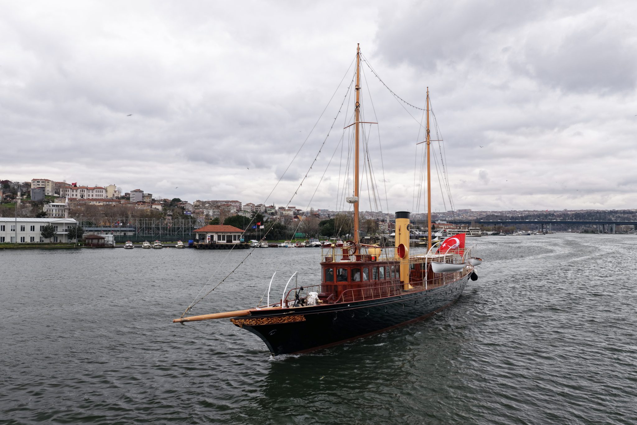 Historic Steam Yacht Cangarda Relaunched - The Howorths
